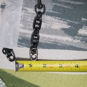 Bags | Nwot Purse Chain Strap Extender X 2 Gunmetal Colour Great For ...